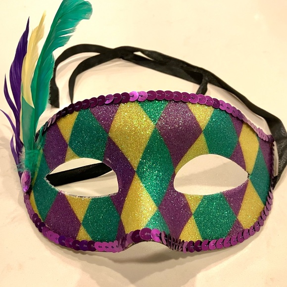 Spirit | Costumes | New Orleans Mardi Gras Mask Purple Green And Gold ...